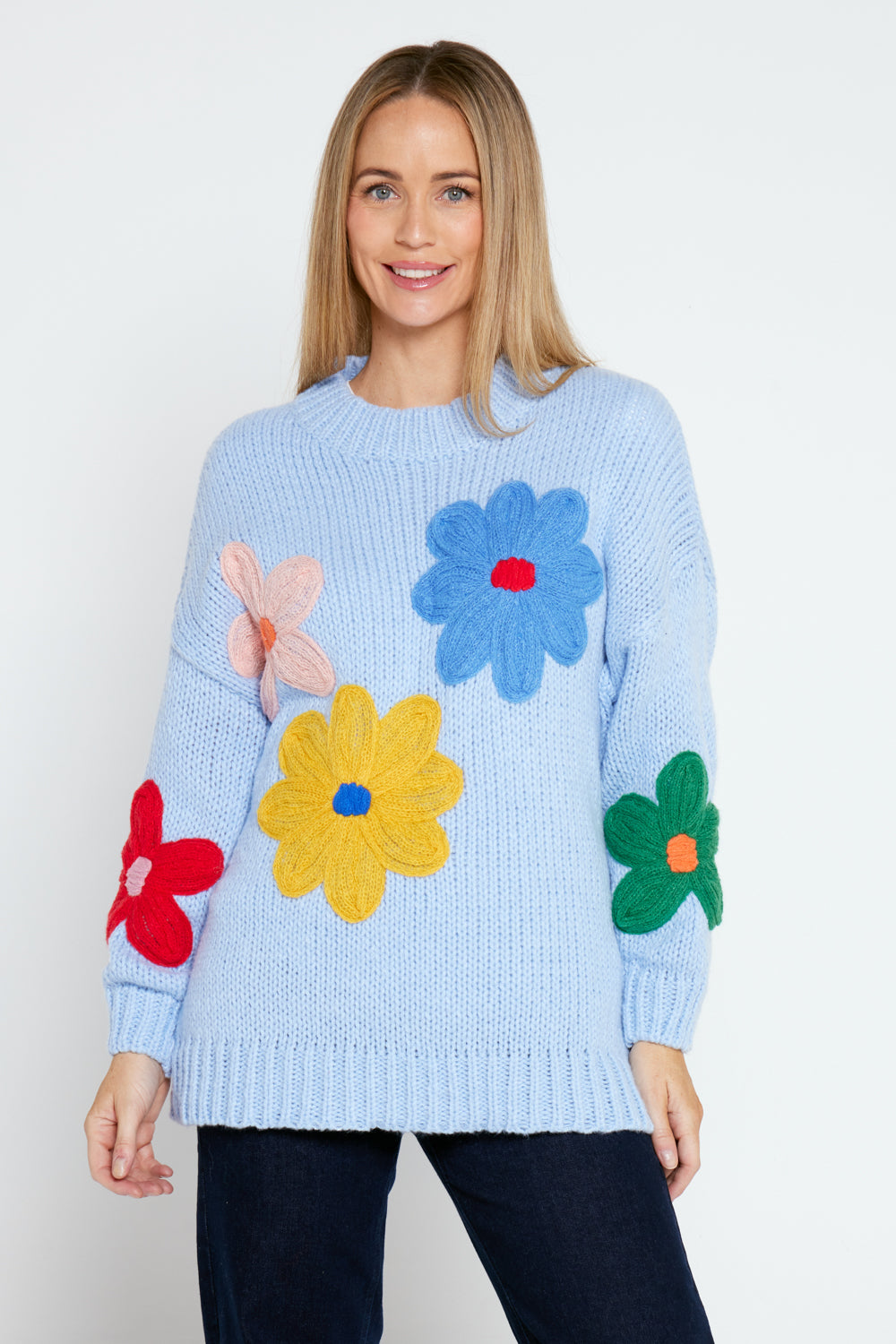 flower pattern jumper