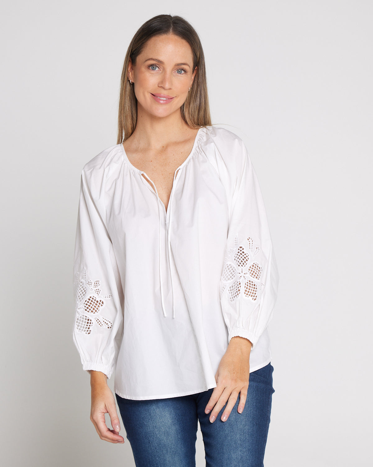 Nilsa Cotton Poplin Blouse – Lotus White | Isle of Mine – TULIO Fashion