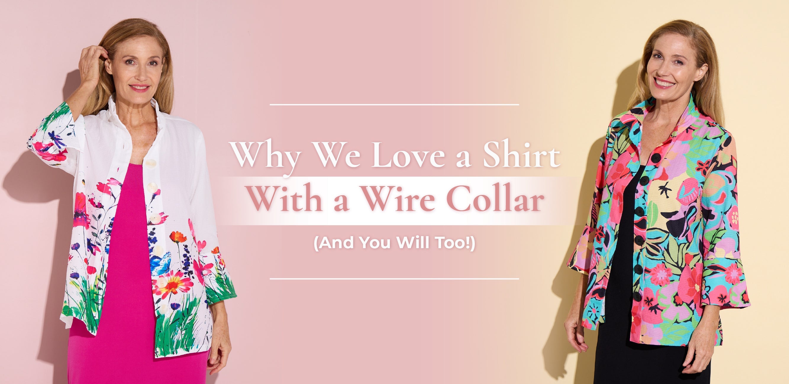 The Stylish Versatility of Our Wire Collar Shirts – Sizes 10–24 – TULIO ...
