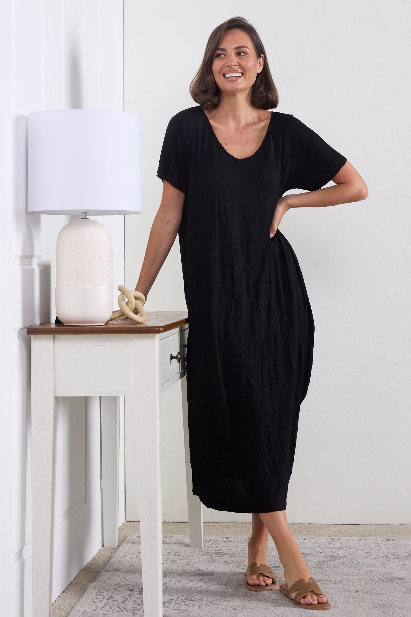 TULIO Fashion | Zoe Dress - Black | Shop Cotton Village Online