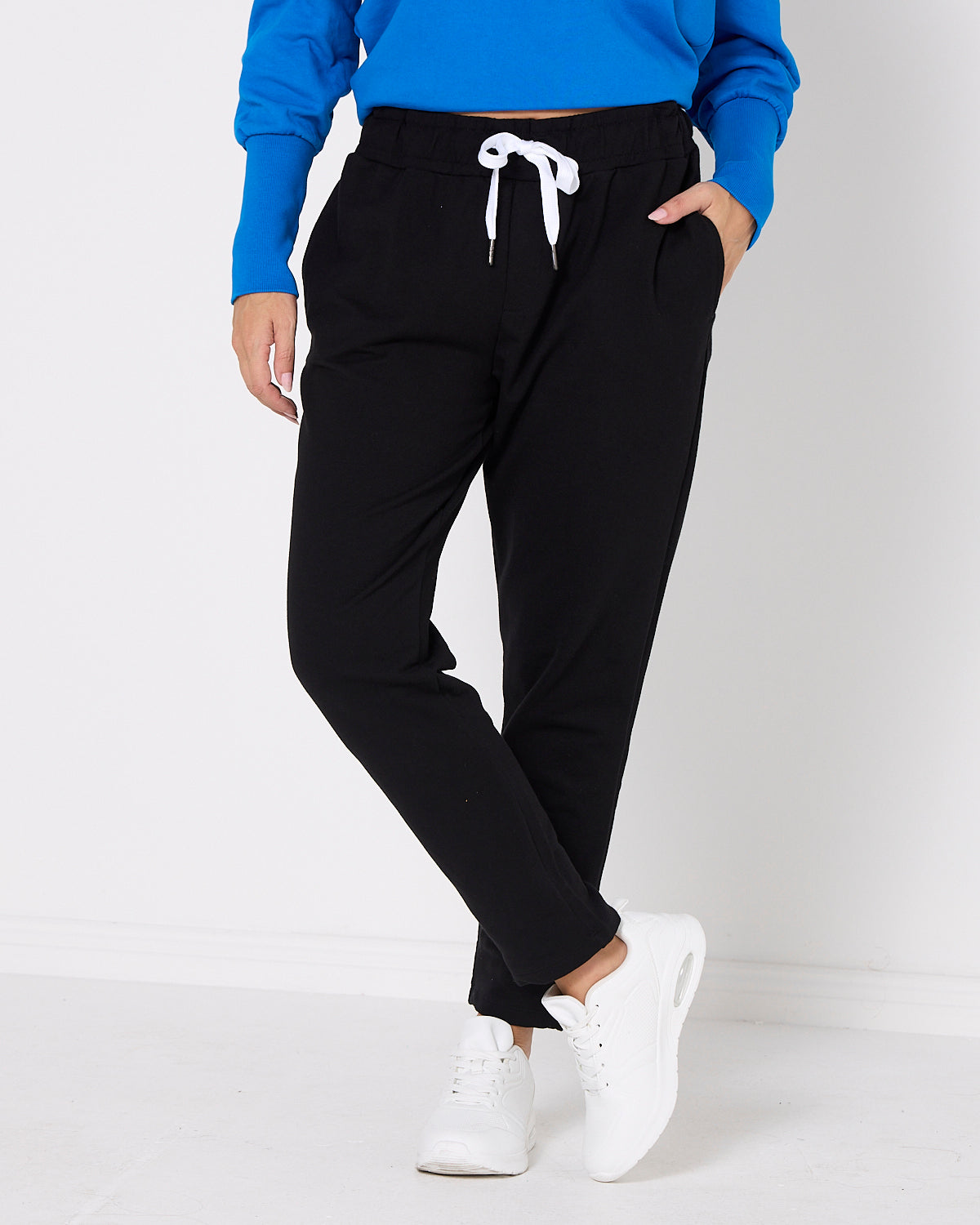 Elm Lobby Pant Black Cotton Stretch – TULIO Fashion
