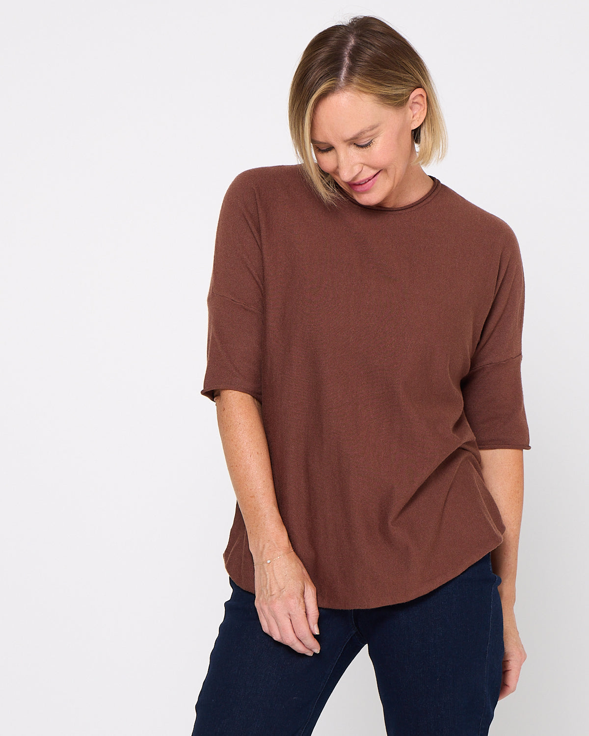Jarrah Knit Top - Chocolate – TULIO Fashion