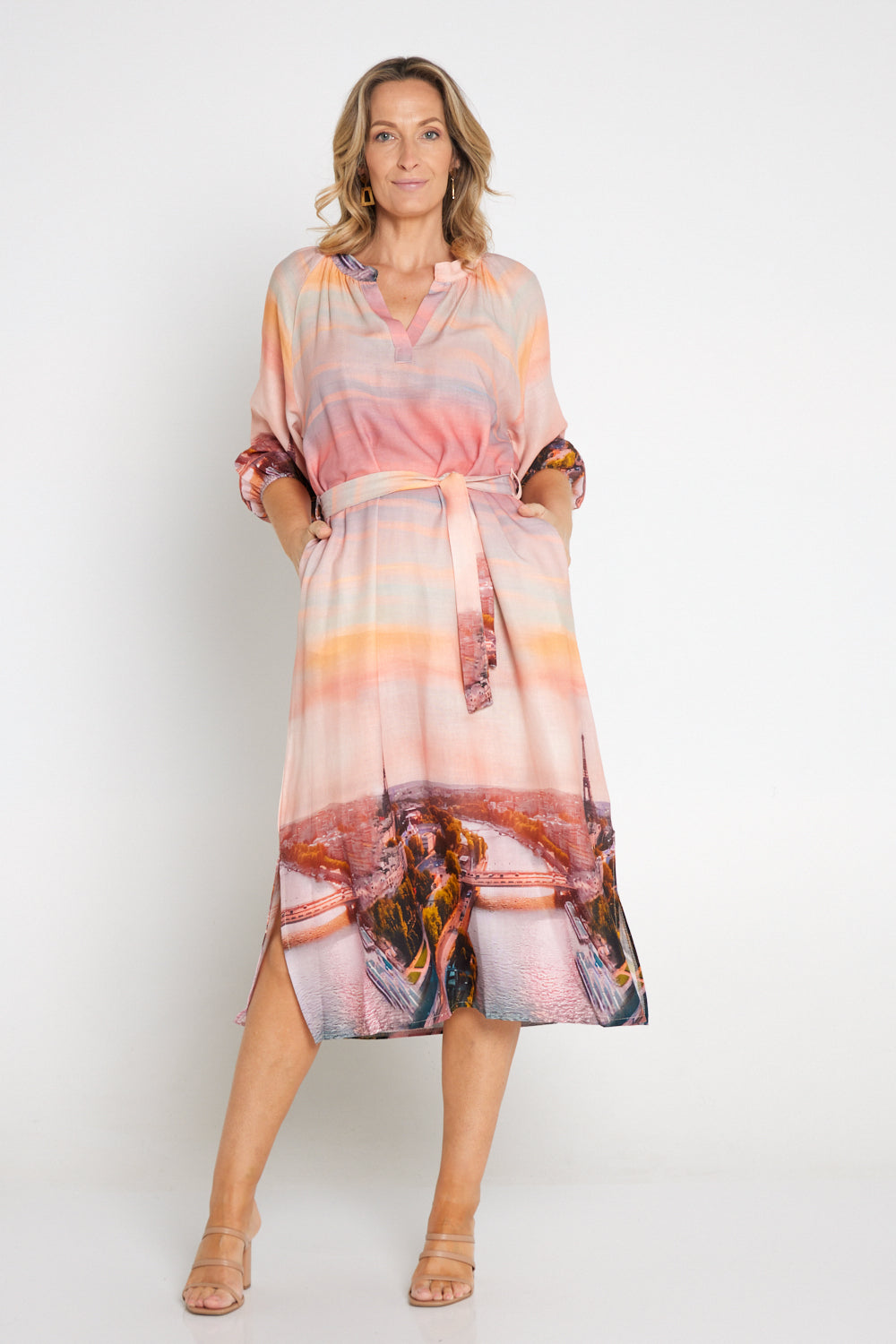 Belita Linen Dress - La Vie en Rose – TULIO Fashion