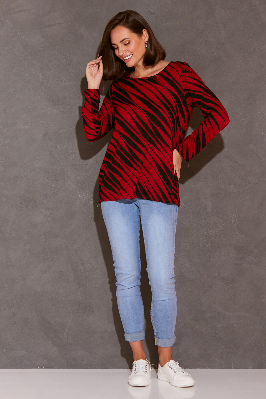 TULIO for Mature Fashion | Aubriella Top - Rust | Afterpay – TULIO Fashion