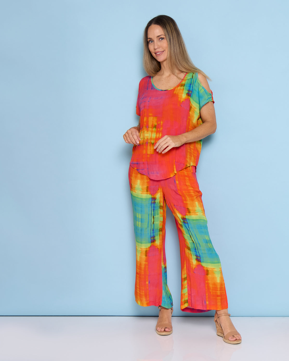 summer pattern pants