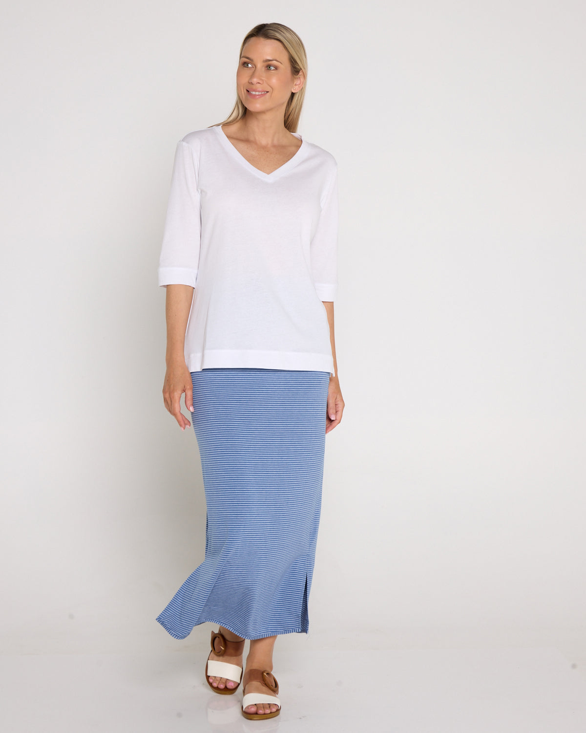 Sunshine Core Tee - White | Cordelia St Women's Basic Clothing – TULIO ...